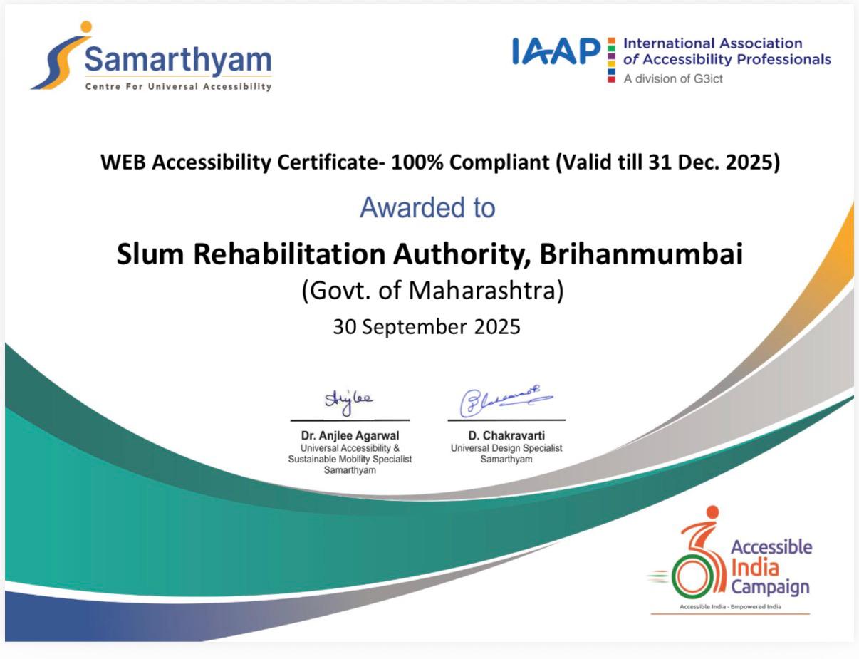 Organization Structure | Slum Rehabilitation Authority, Brihanmumbai